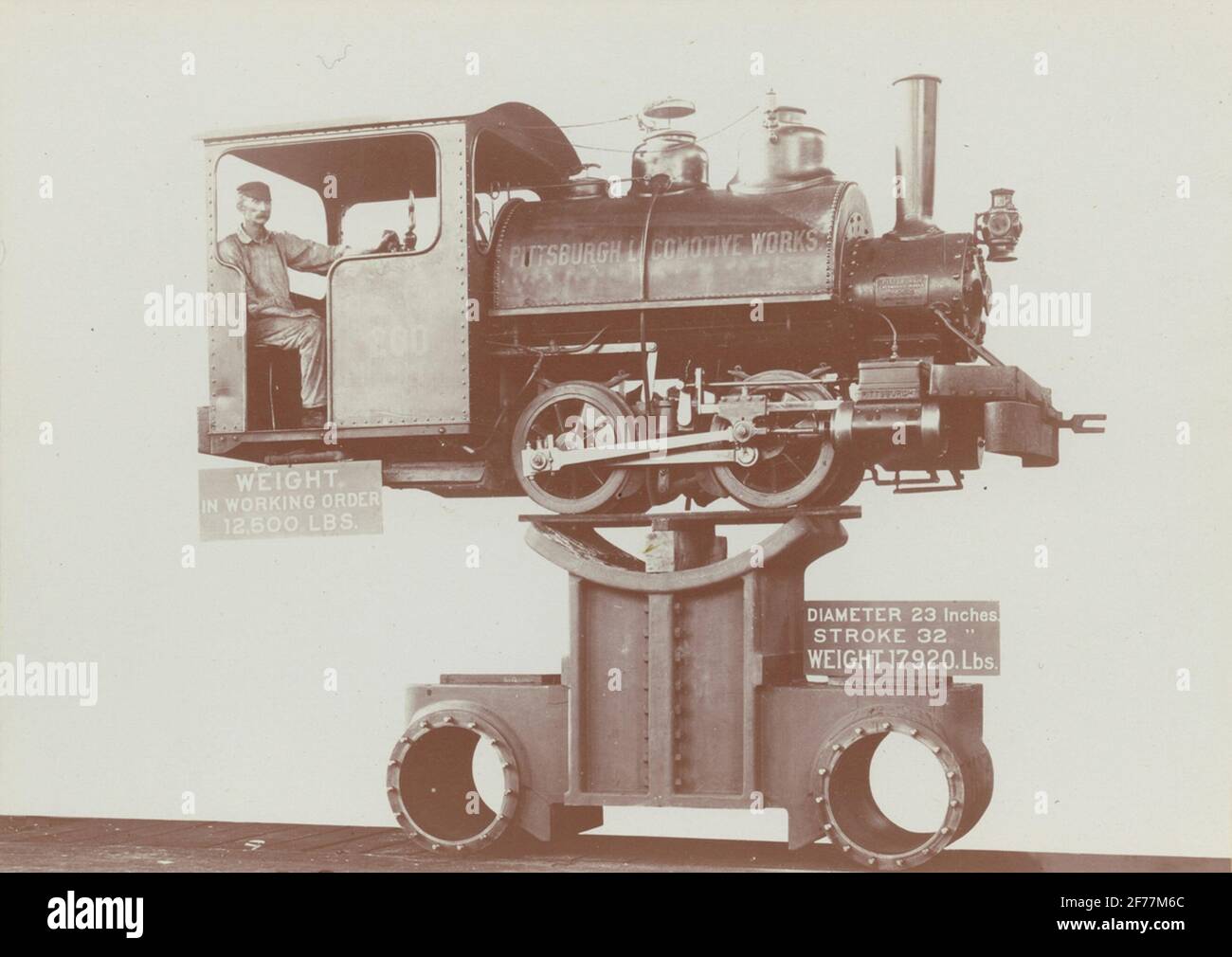 Locomotive manufactured at Pittsburgh Locomotive Works Stock Photo - Alamy