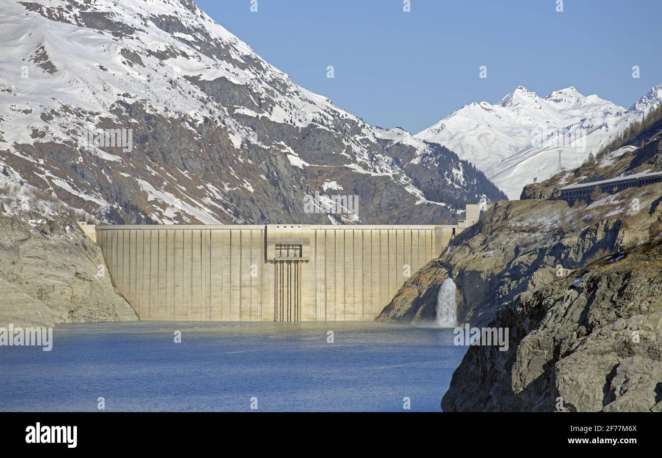 Tignes dam hi-res stock photography and images - Alamy