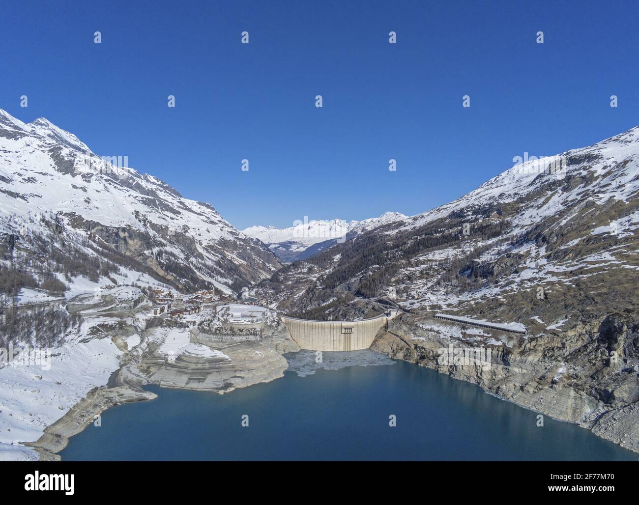 Tignes dam hi-res stock photography and images - Alamy