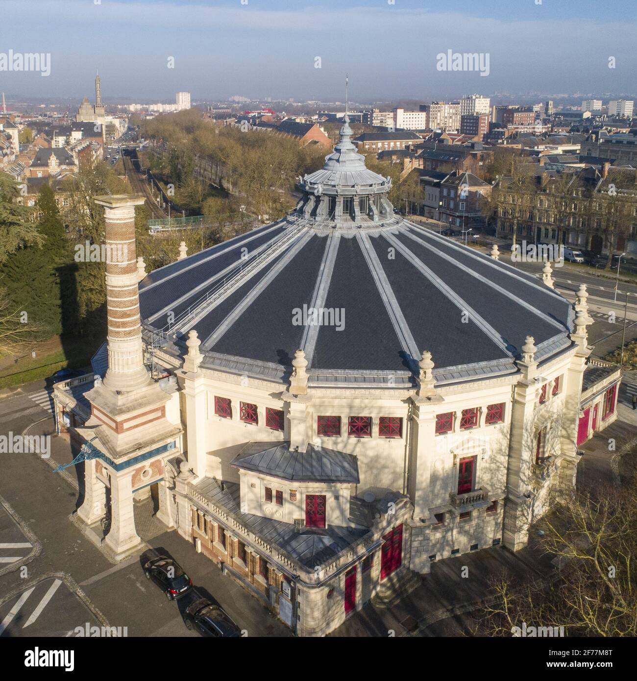 France, Somme, Amiens, Municipal Circus built in 1889 and called Cirque ...