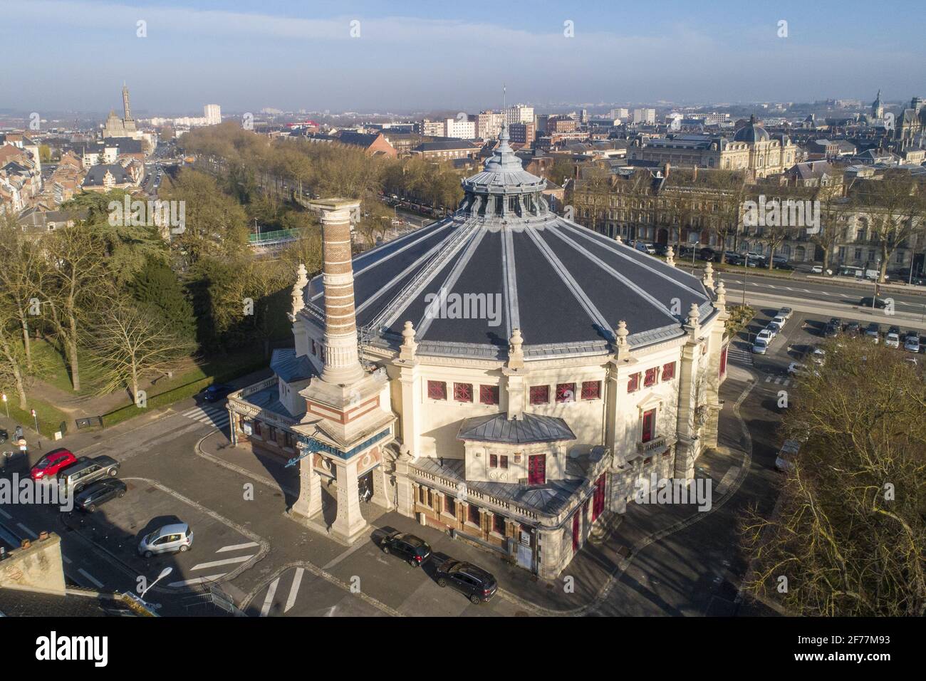 France, Somme, Amiens, Municipal Circus built in 1889 and called Cirque ...