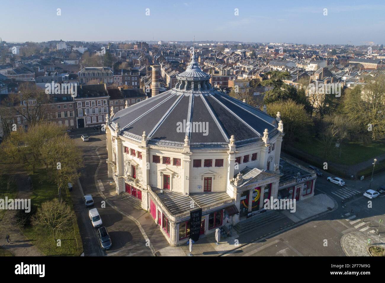 France, Somme, Amiens, Municipal Circus built in 1889 and called Cirque ...