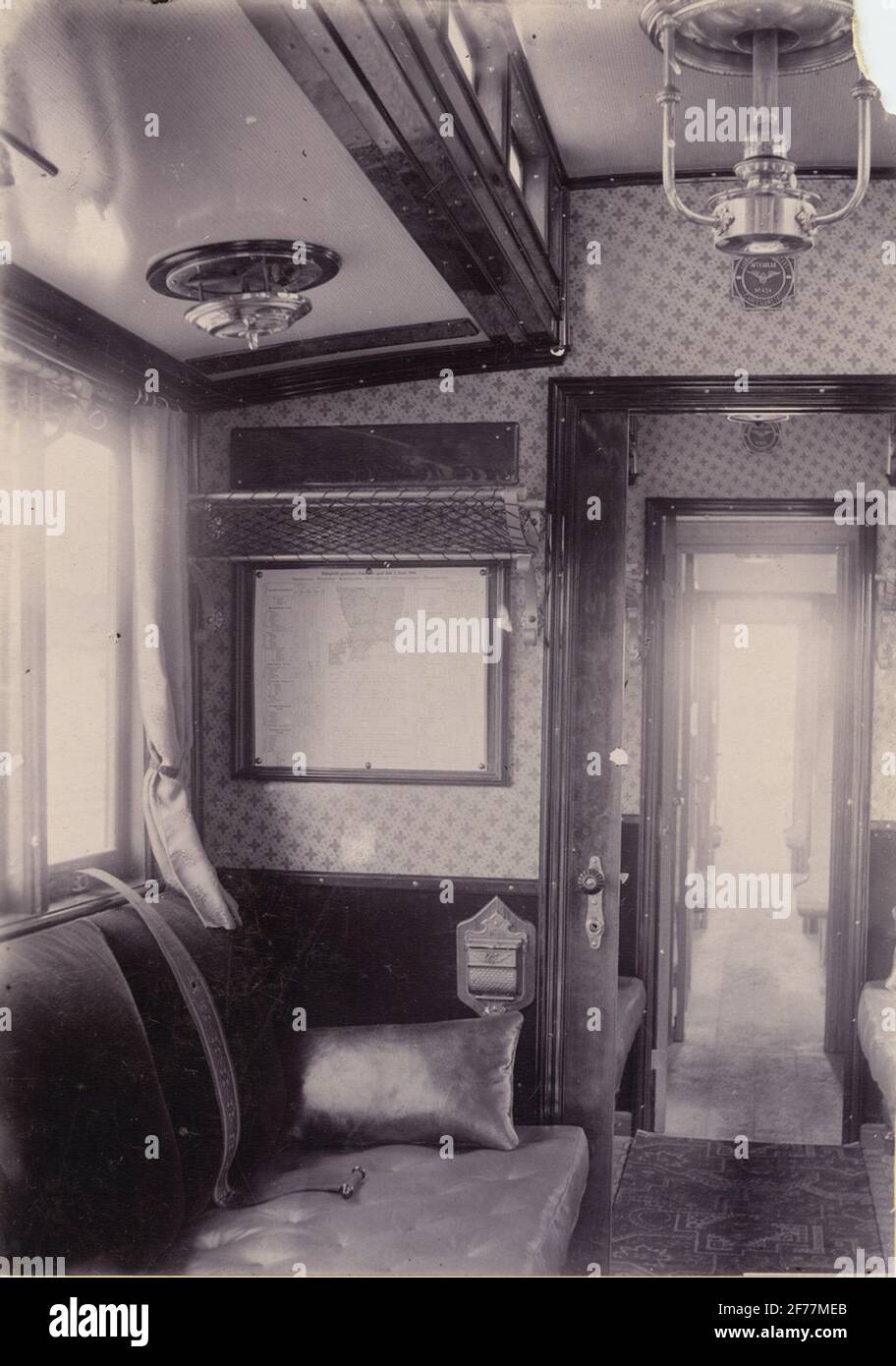 Coupe in train car Stock Photo - Alamy