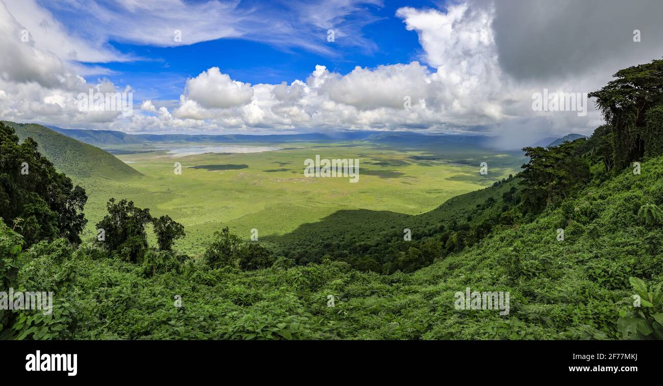 Tanzania, Ngorongoro, Arusha region, National park, Unesco world ...