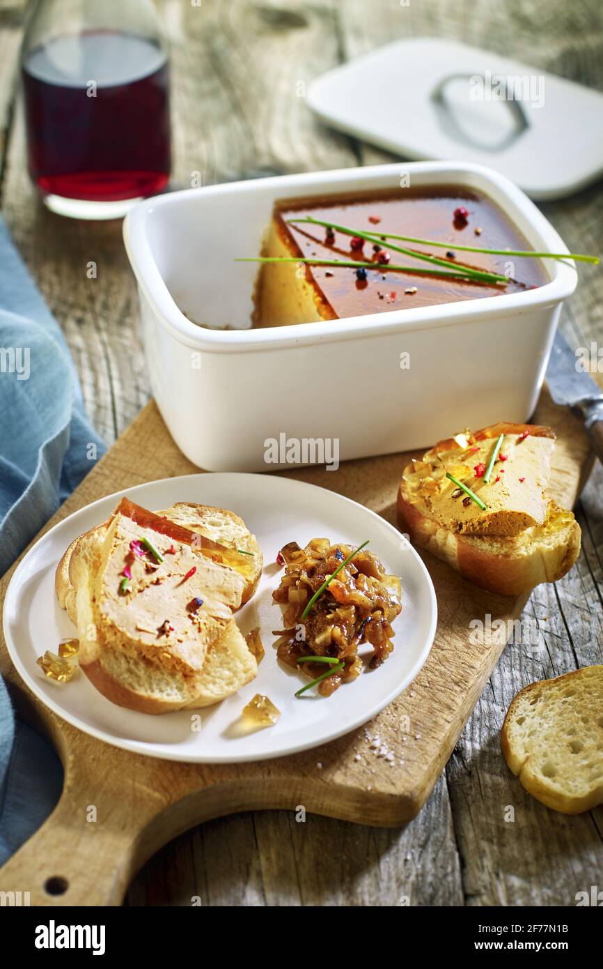 France, Paris, poultry liver terrine with port Stock Photo - Alamy