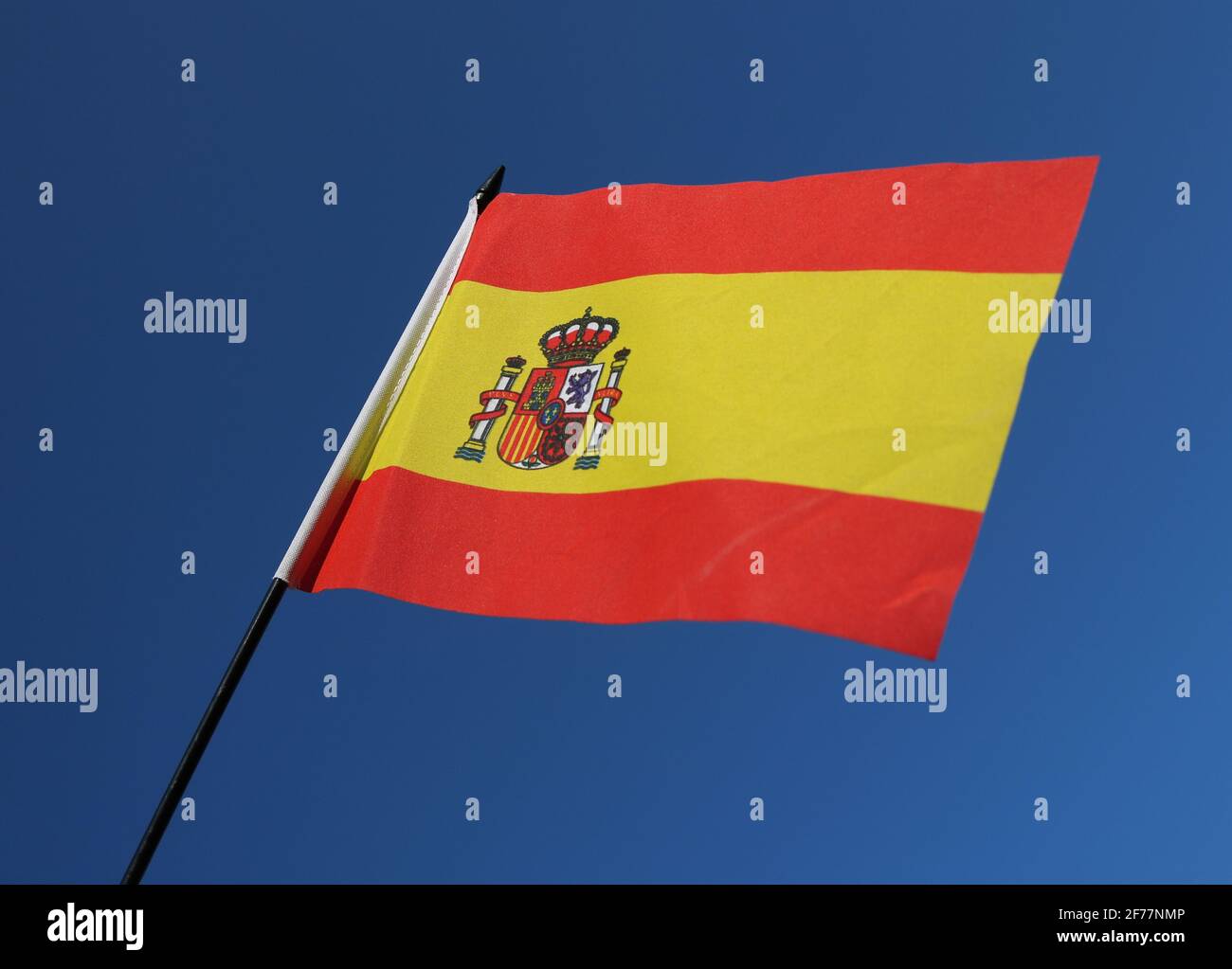 Spanish flag flying hi-res stock photography and images - Alamy