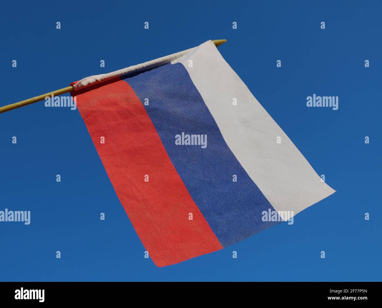 Russian flag flying over hi-res stock photography and images - Alamy