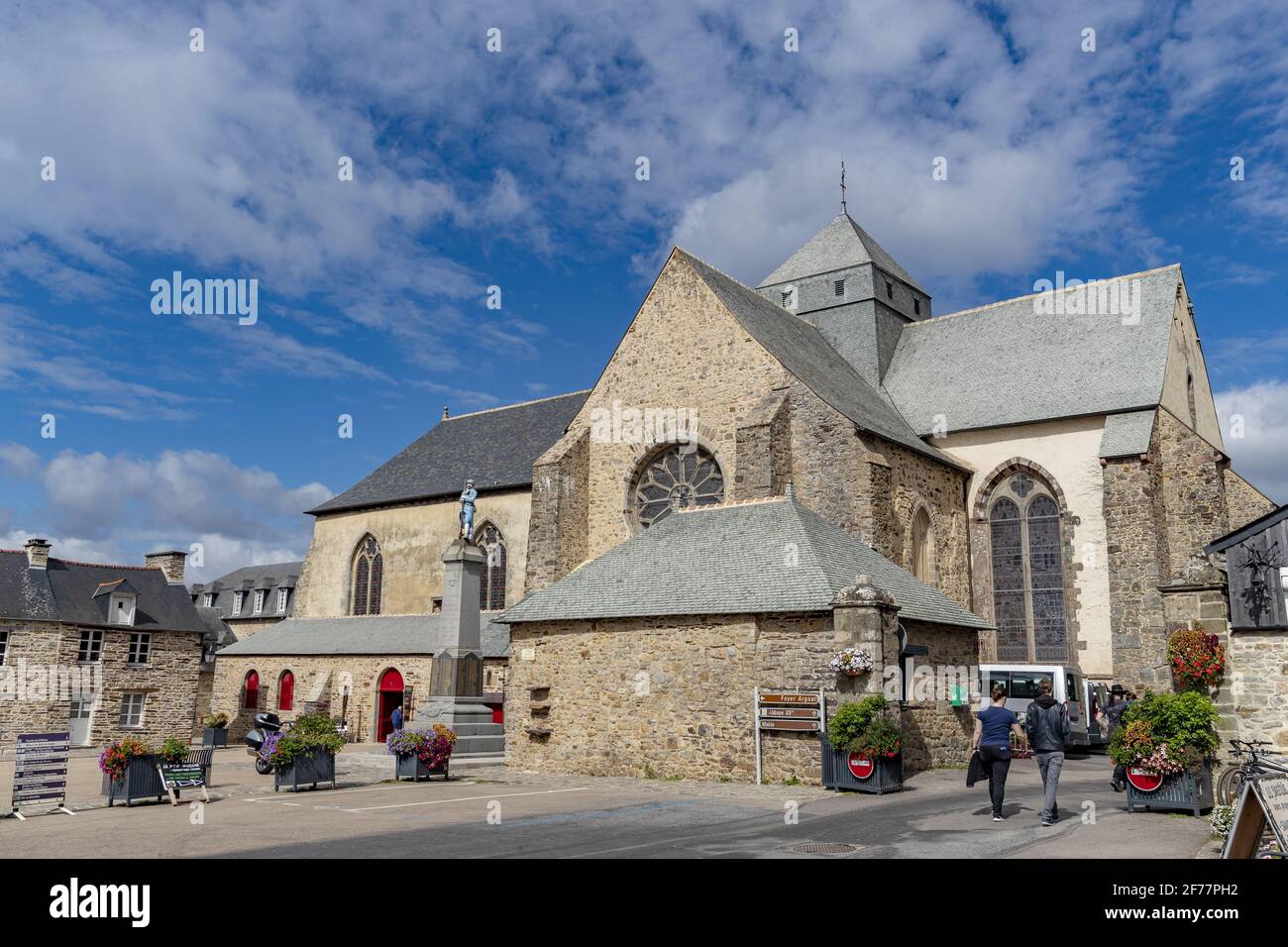 Paimpont brittany abbey hi-res stock photography and images - Alamy