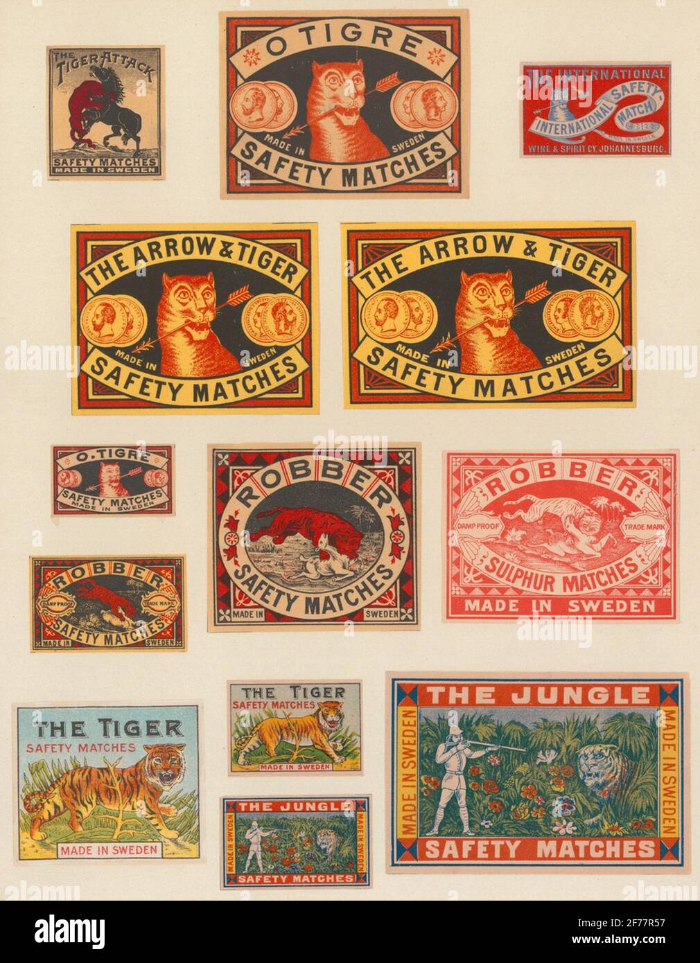 Matchbox labels, from the Swedish industrial and trading museum.Biology ...