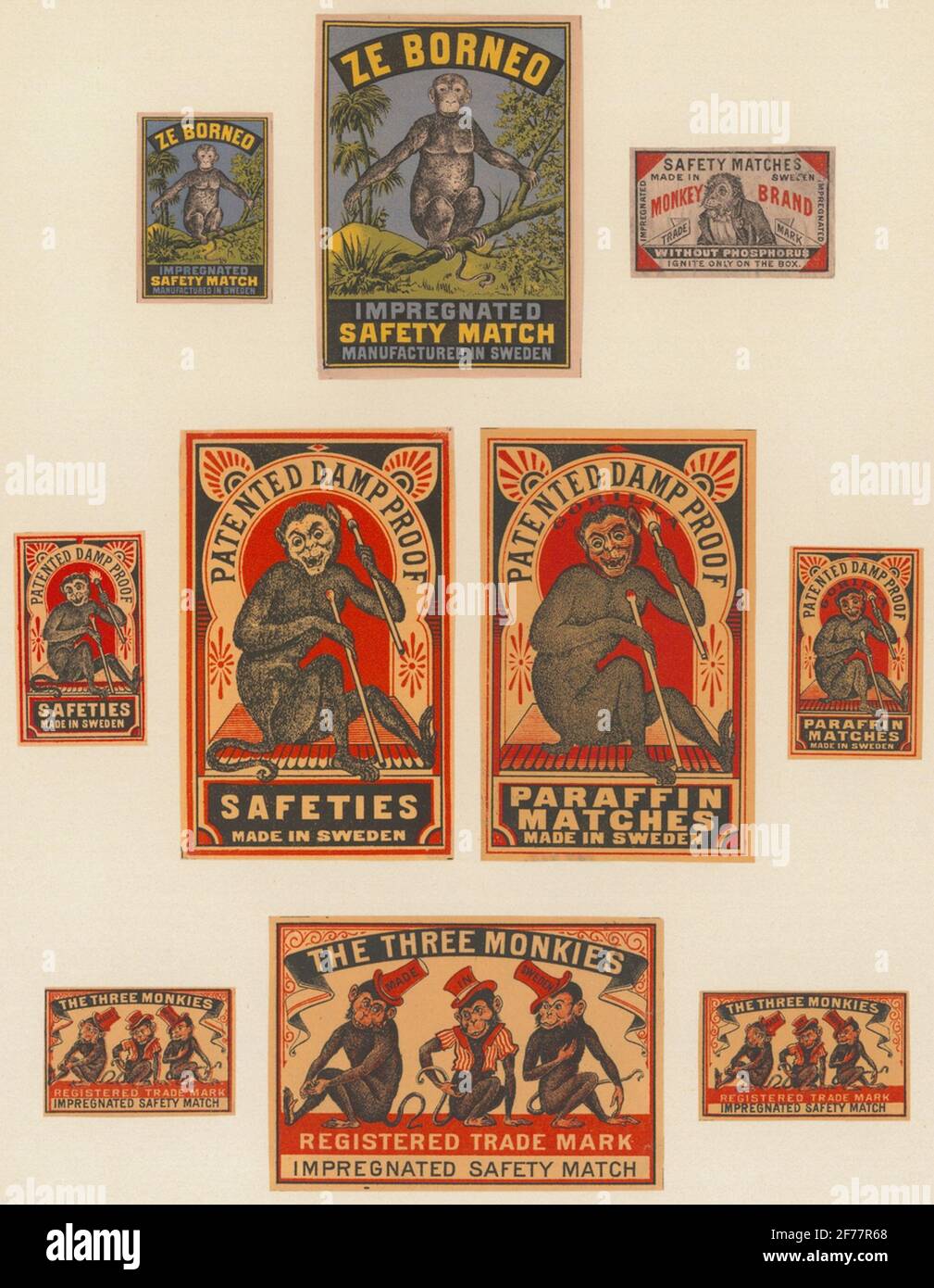 Matchbox labels, from the Swedish industrial and trading museum.Biology ...