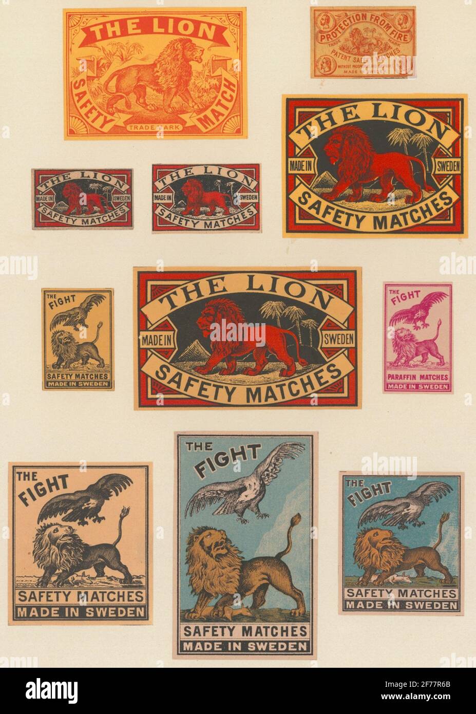 Matchbox labels, from the Swedish industrial and trading museum.Biology ...