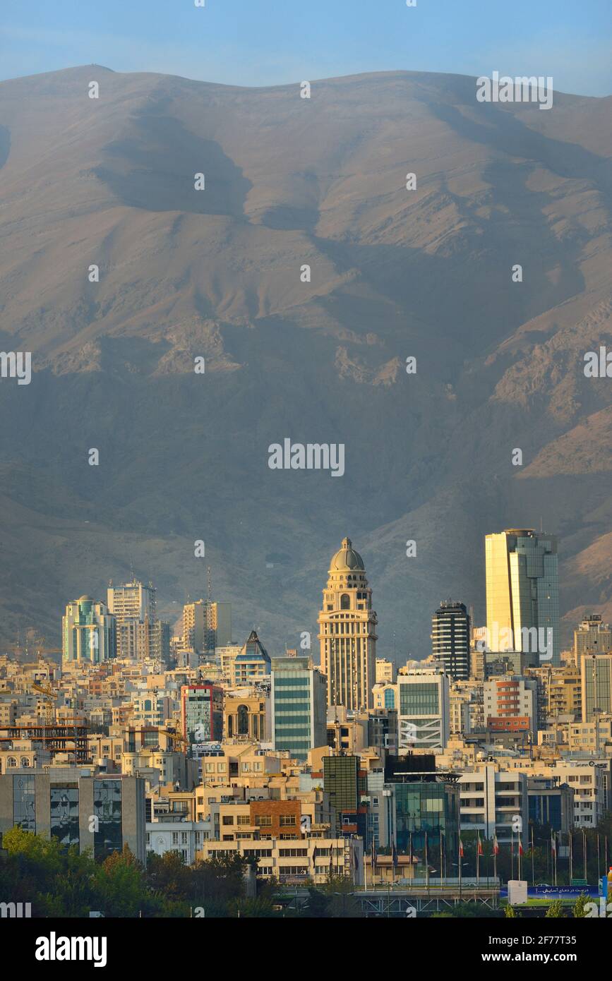Iran, Tehran and Alborz range Stock Photo - Alamy