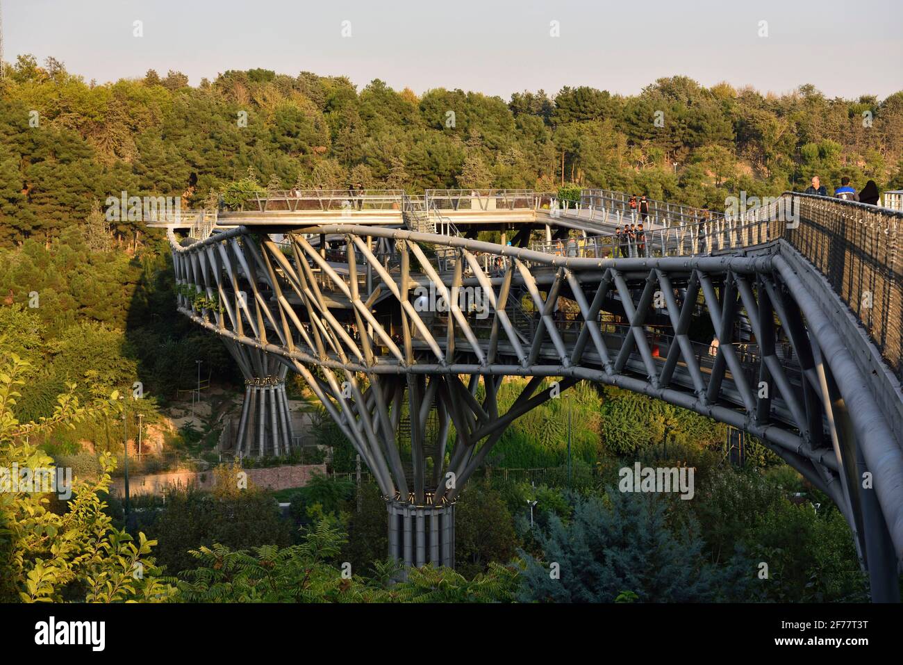 Iran, Tehran, Tabiat bridge (The bridge of nature) designed by ...