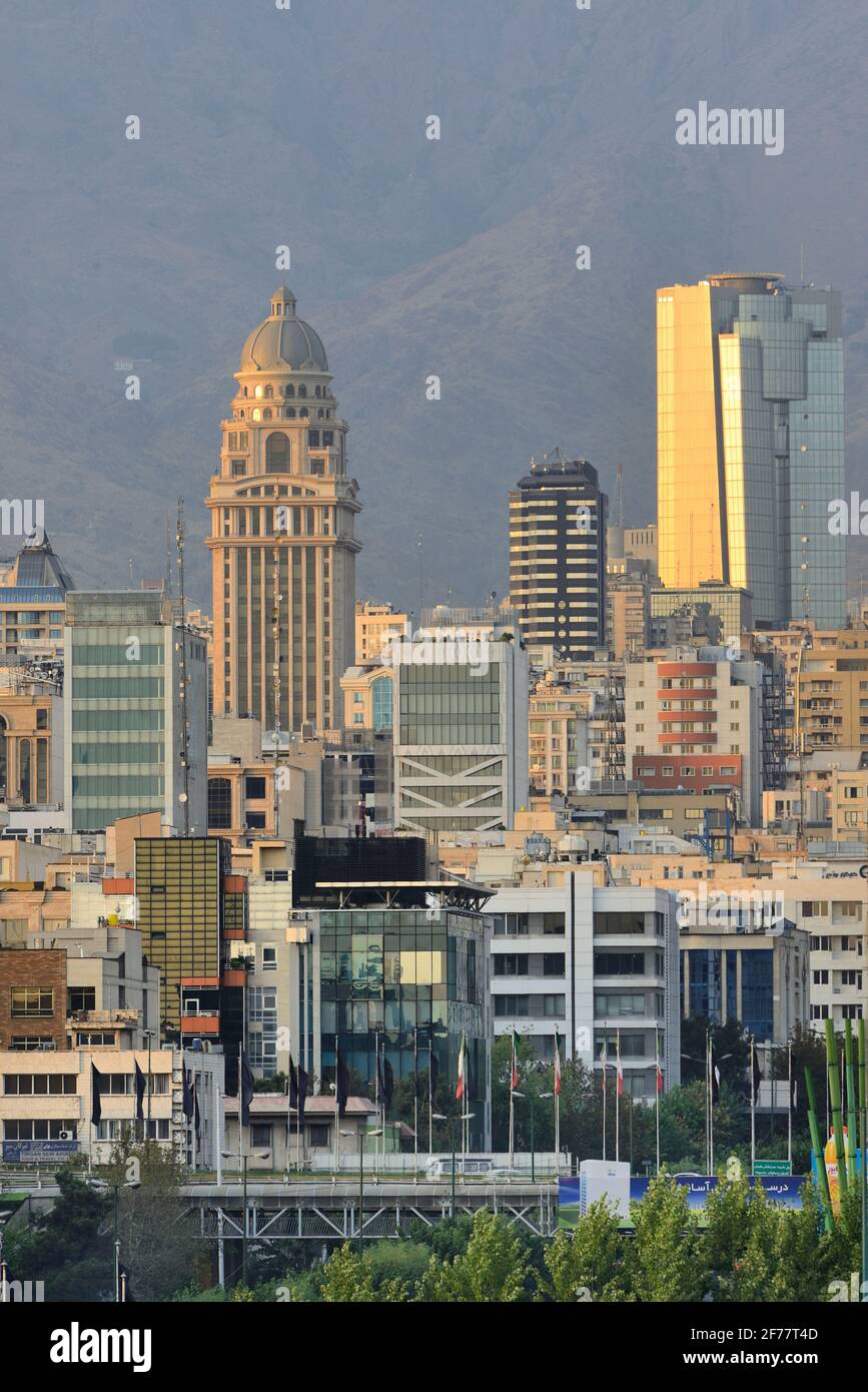 Iran, Tehran and Alborz range Stock Photo - Alamy