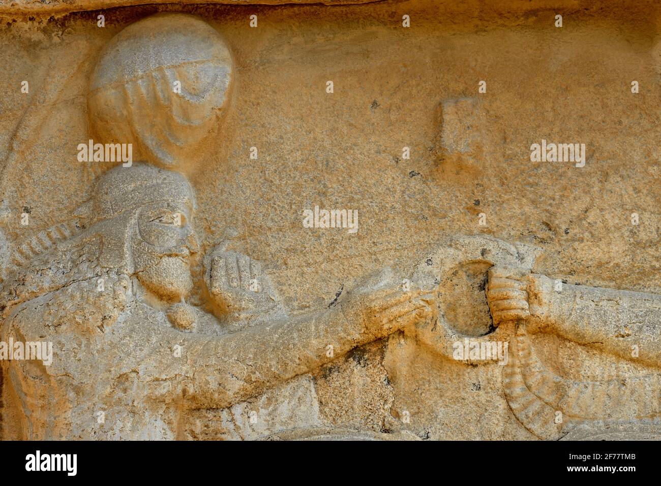 Iran, Persepolis surroundings, Naqsh-e Rostam necropolis, Investiture ...