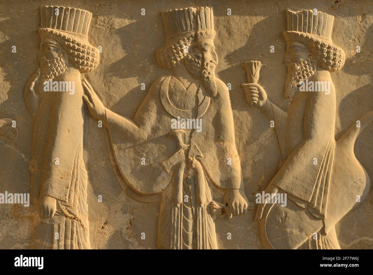 Iran, Persepolis, listed as World Heritage by UNESCO, Apadana stairs ...