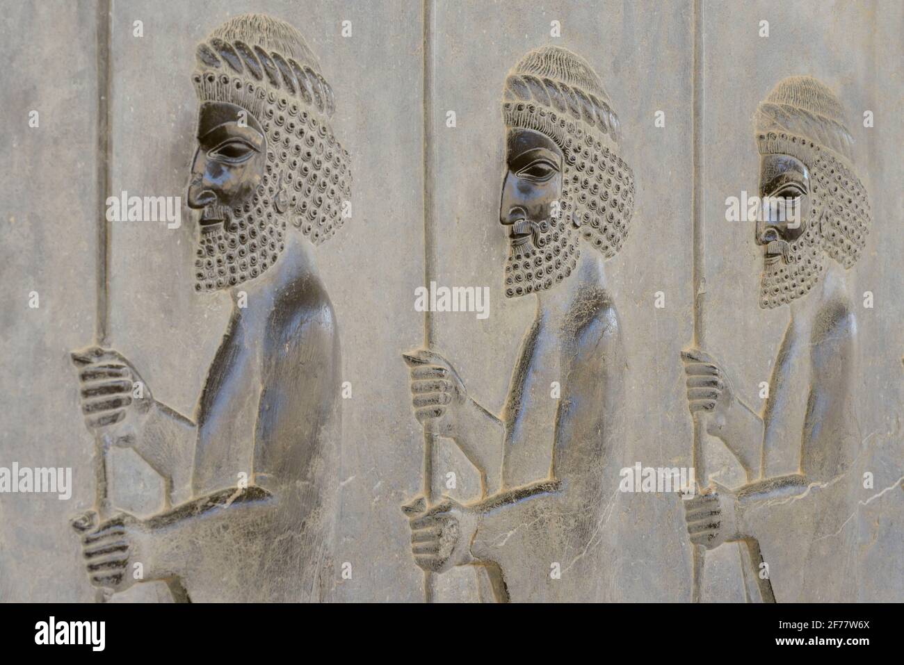 Iran, Persepolis, listed as World Heritage by UNESCO, Apadana eastern ...