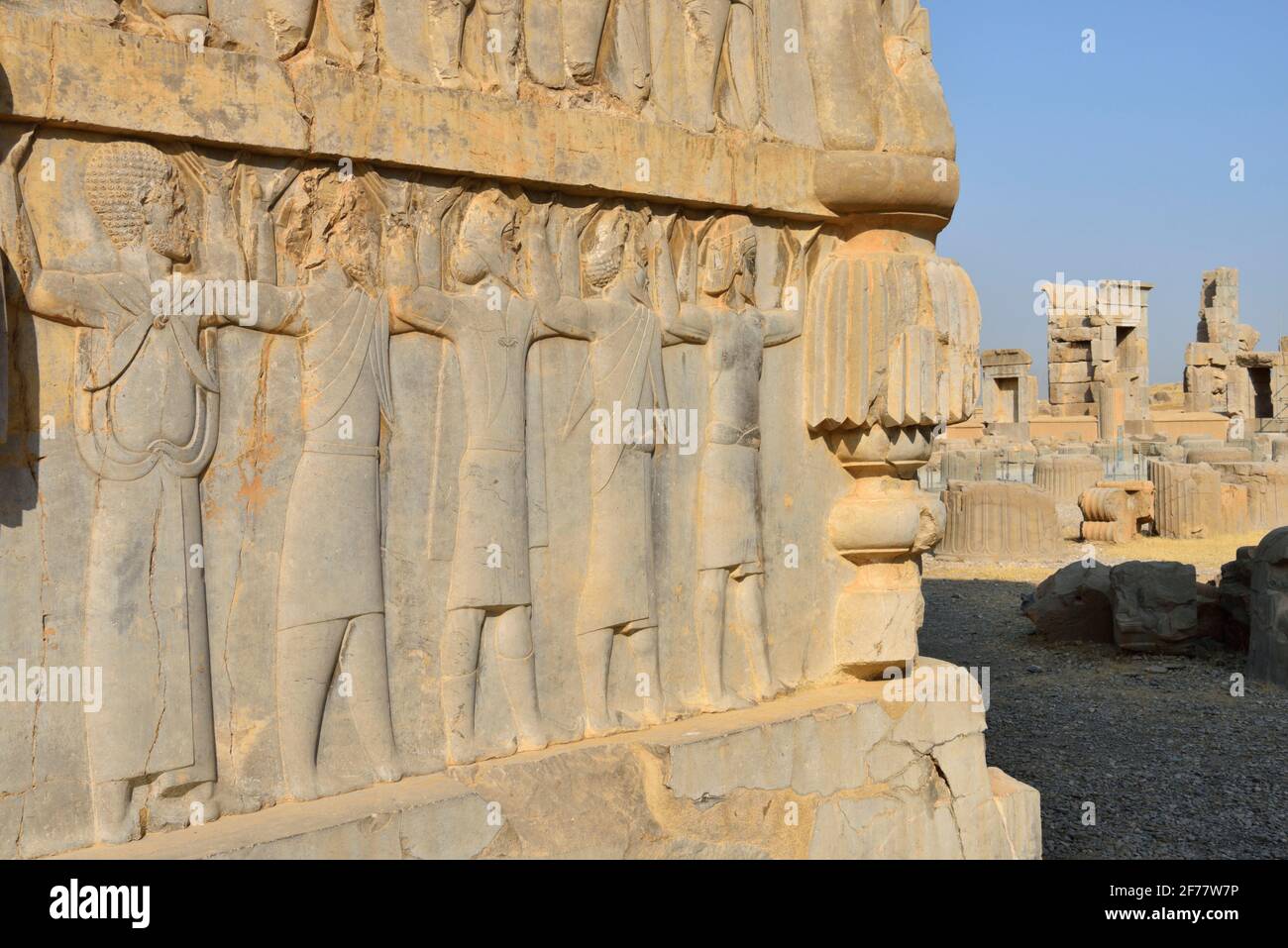 Iran, Persepolis, listed as World Heritage by UNESCO, The harem and ...