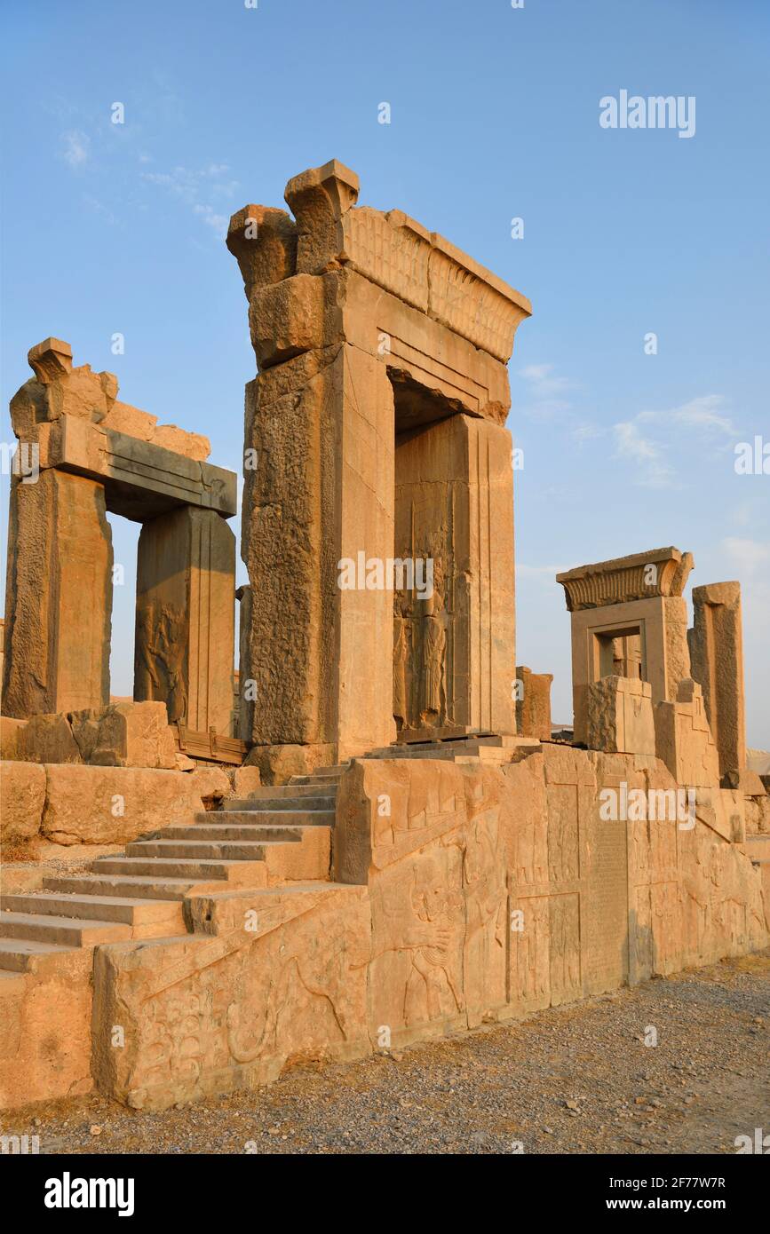 Iran, Persepolis, listed as World Heritage by UNESCO, Darius palace ...