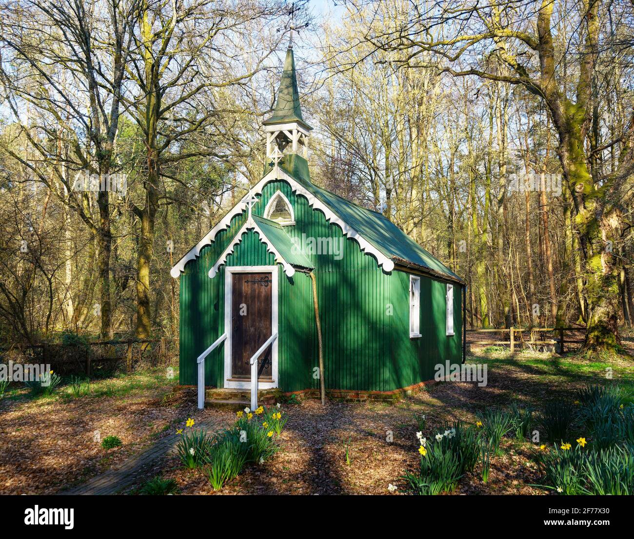 Bramdean church hampshire hi-res stock photography and images - Alamy