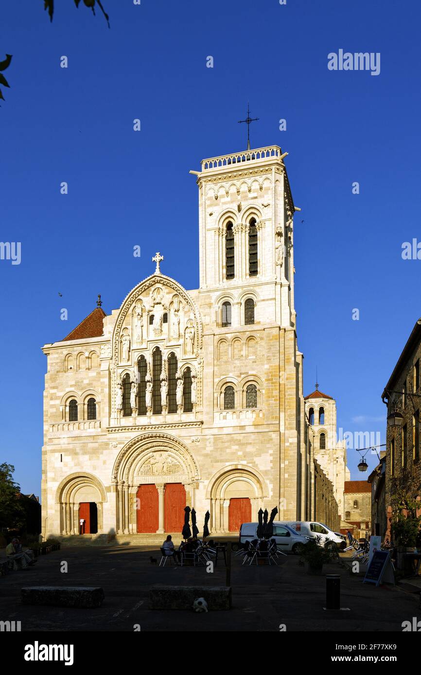France, Yonne, Morvan Regional Natural Park, Vezelay, listed as World ...
