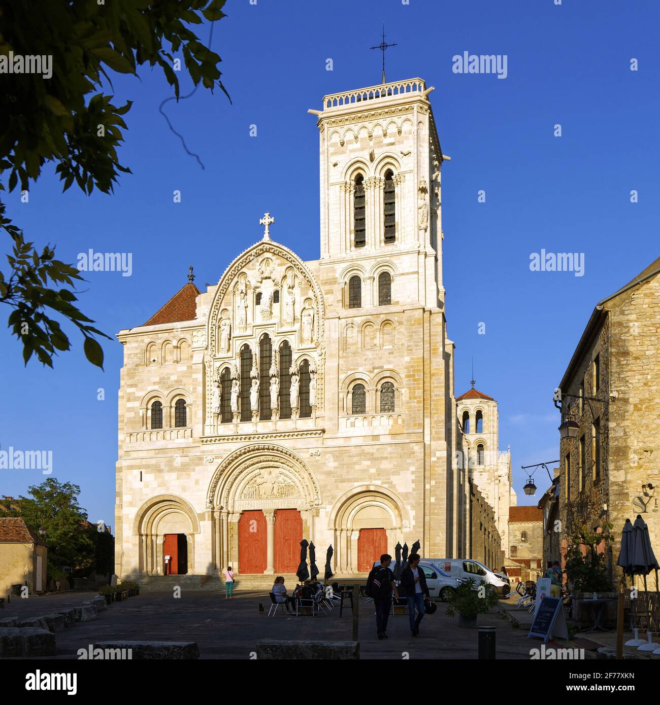 France, Yonne, Morvan Regional Natural Park, Vezelay, listed as World ...