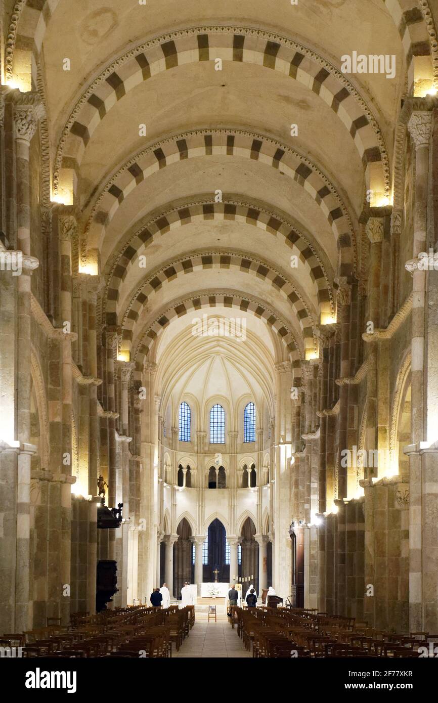 France, Yonne, Morvan Regional Natural Park, Vezelay, listed as World ...