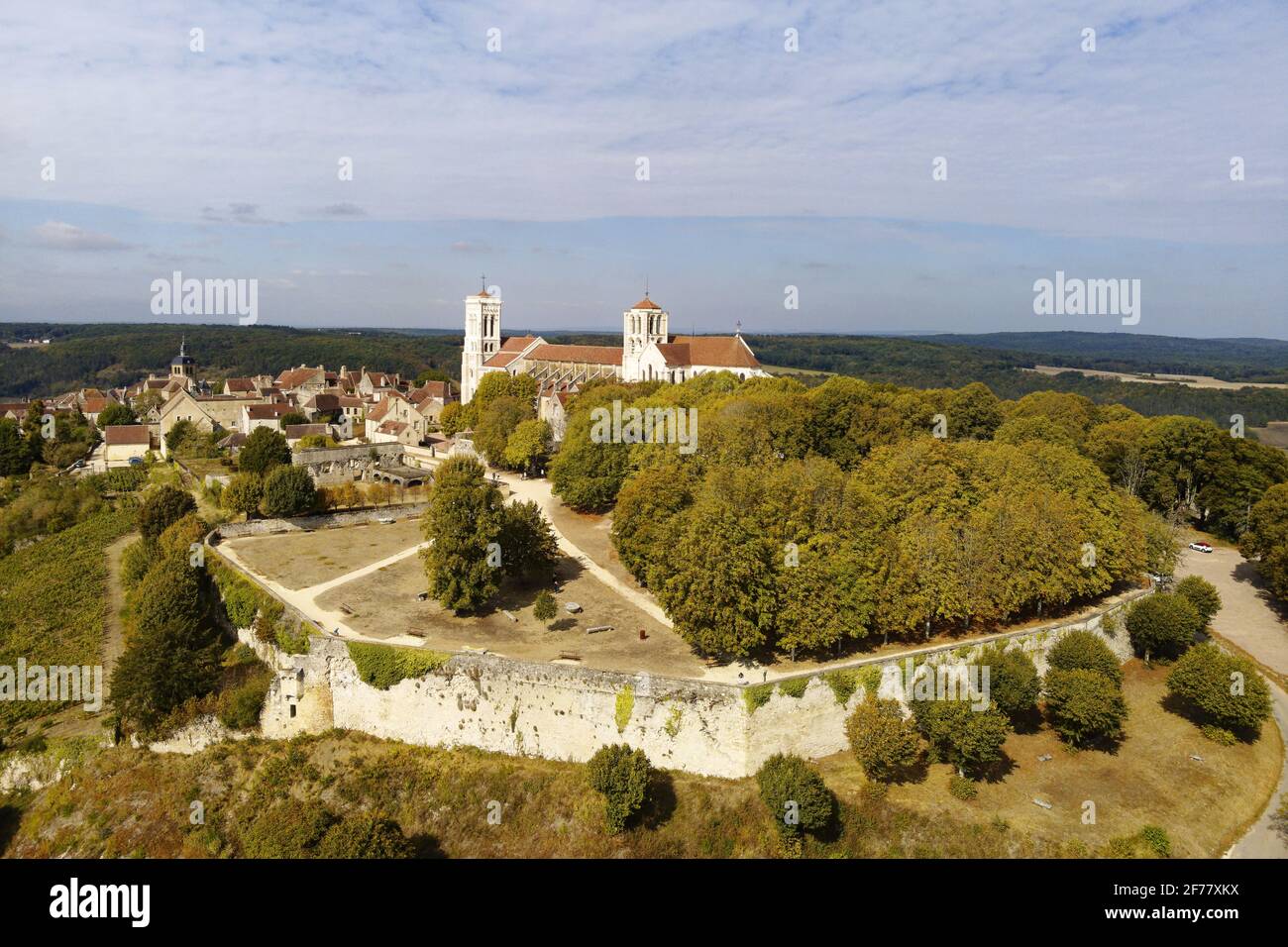 France, Yonne, Morvan Regional Natural Park, Vezelay, labelled Les Plus ...