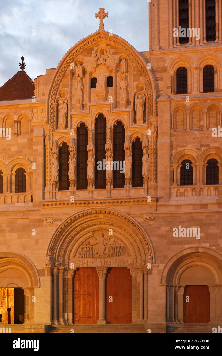 France, Yonne, Morvan Regional Natural Park, Vezelay, listed as World ...