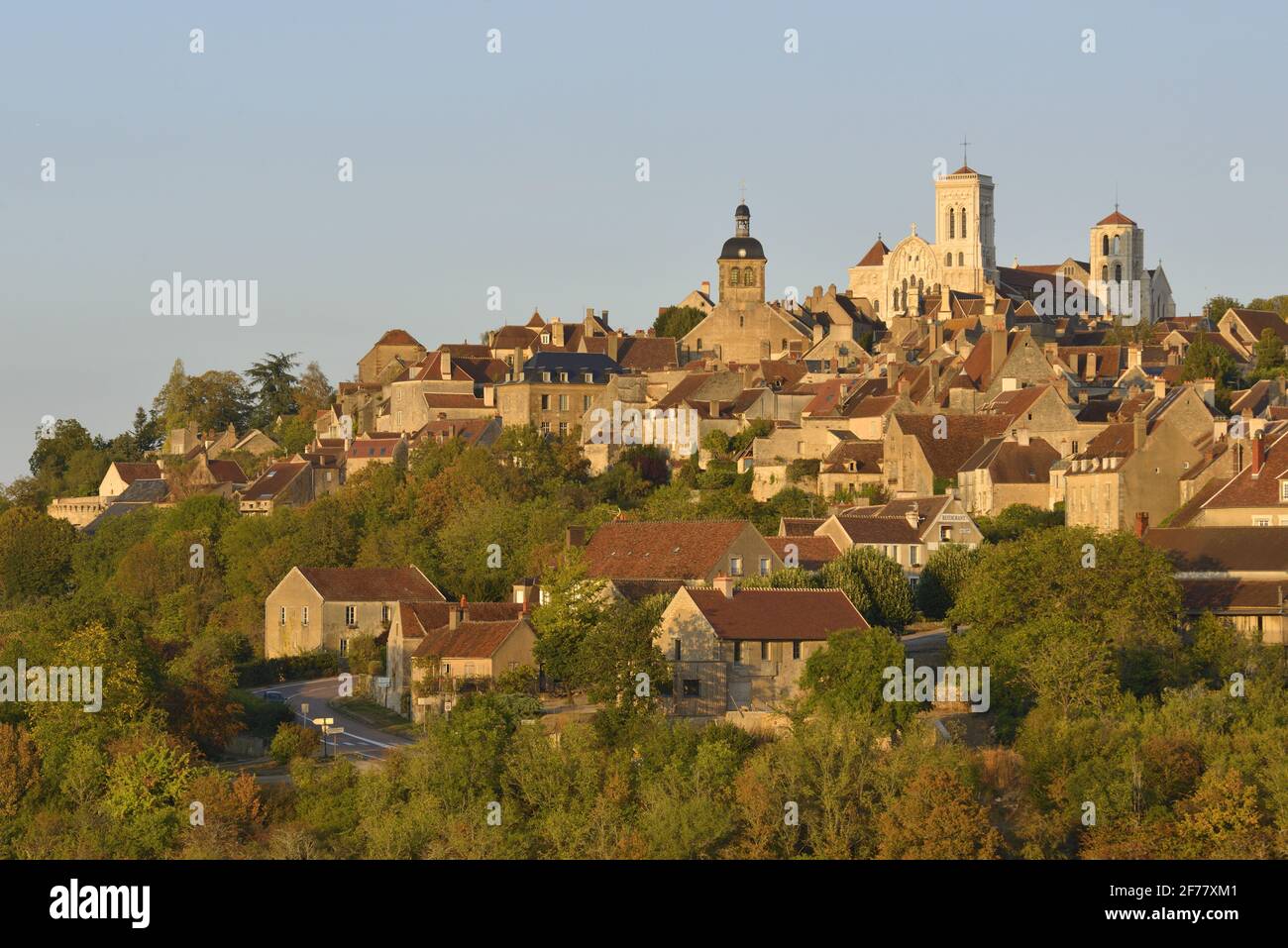 France, Yonne, Morvan Regional Natural Park, Vezelay, labelled Les Plus ...