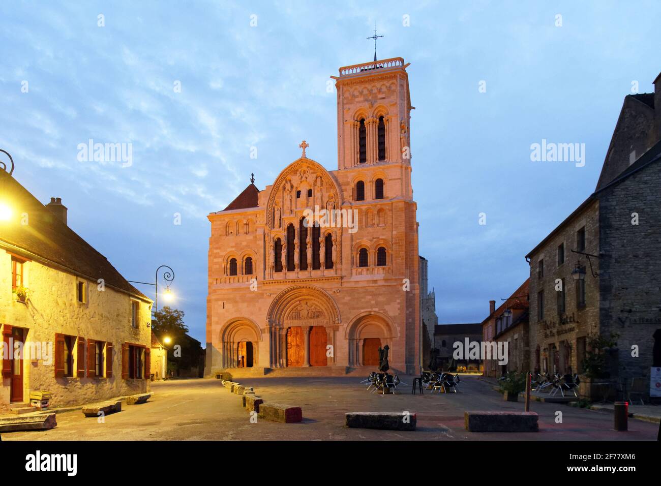 France, Yonne, Morvan Regional Natural Park, Vezelay, listed as World ...
