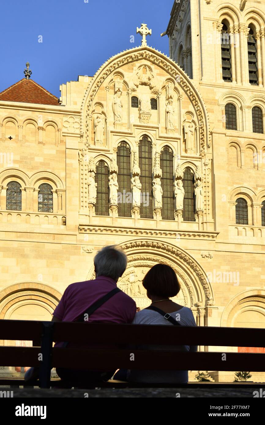 France, Yonne, Morvan Regional Natural Park, Vezelay, listed as World ...