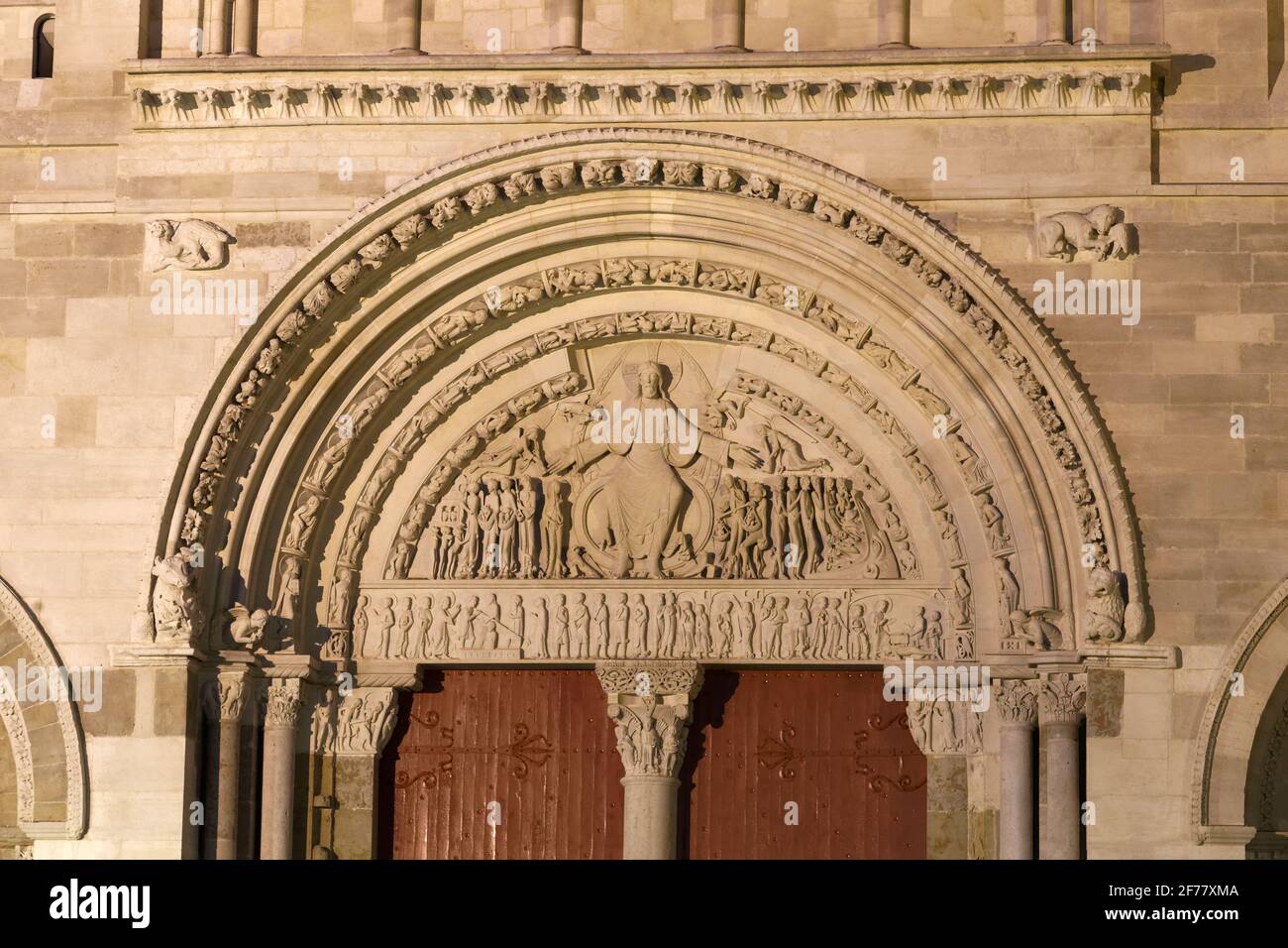 France, Yonne, Morvan Regional Natural Park, Vezelay, listed as World ...