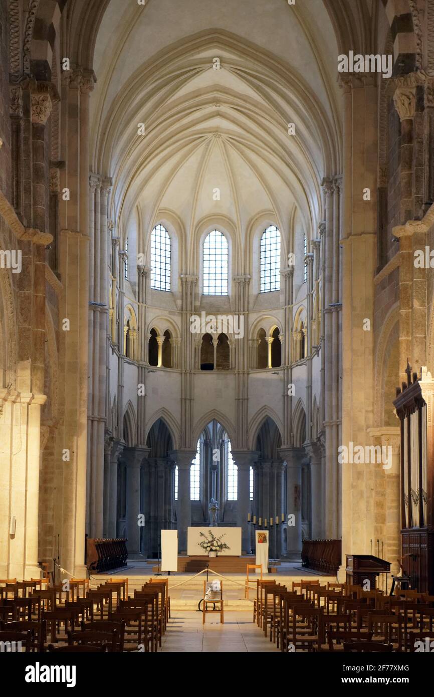 France, Yonne, Morvan Regional Natural Park, Vezelay, listed as World ...