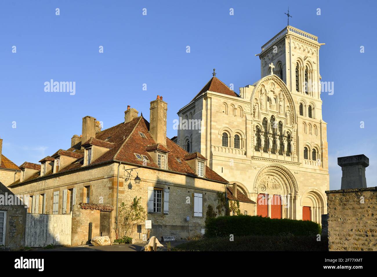 France, Yonne, Morvan Regional Natural Park, Vezelay, listed as World ...