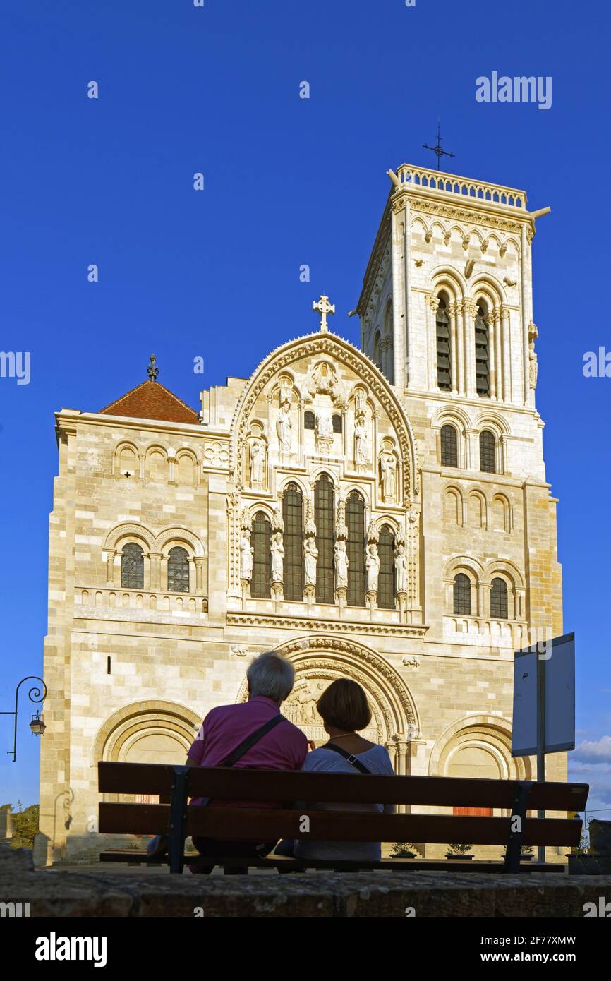 France, Yonne, Morvan Regional Natural Park, Vezelay, listed as World ...