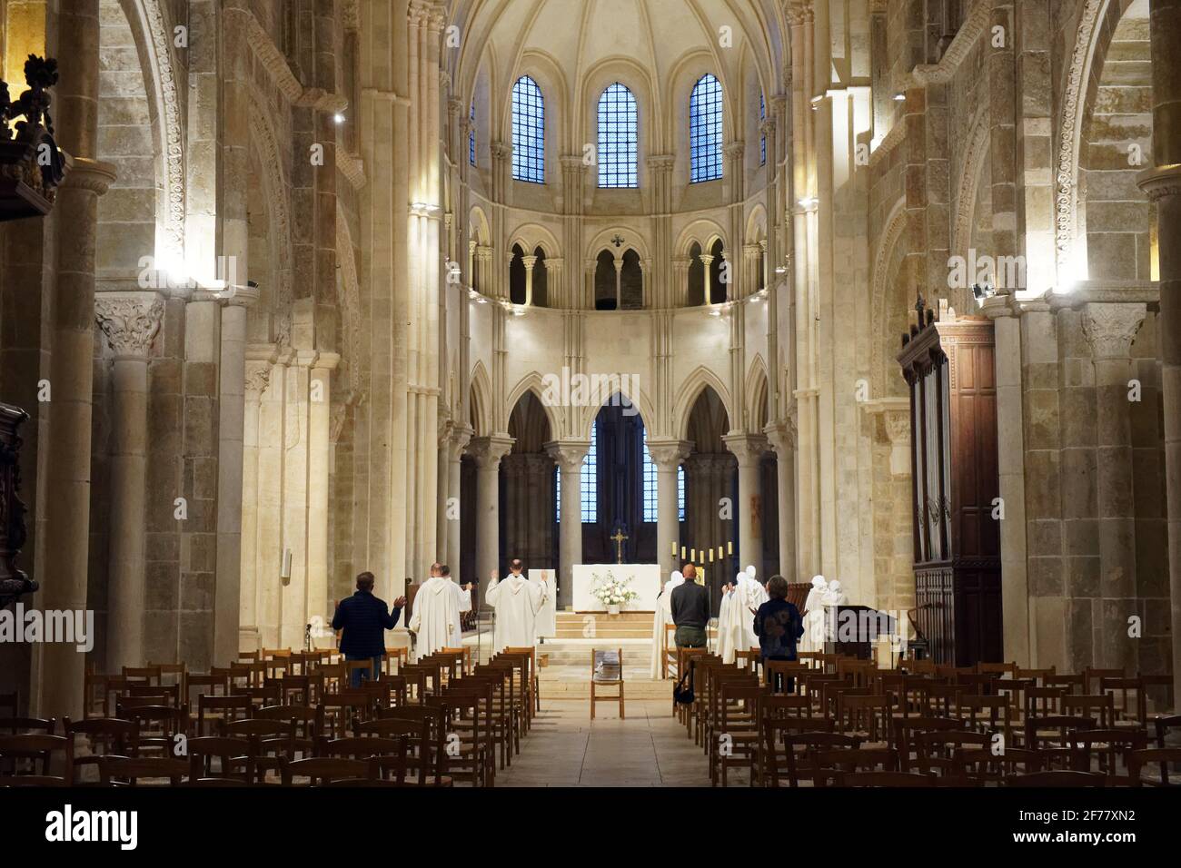France, Yonne, Morvan Regional Natural Park, Vezelay, listed as World ...
