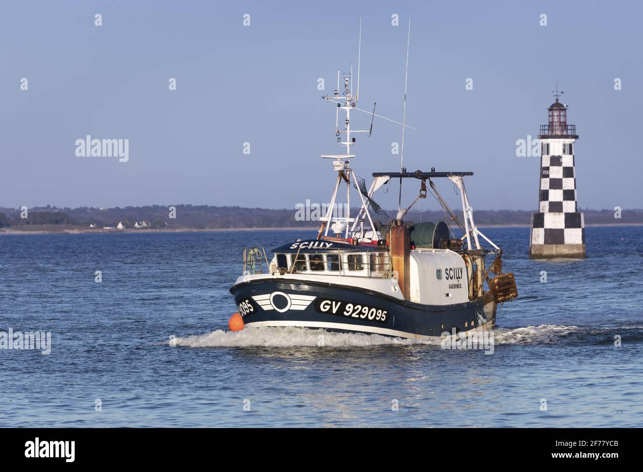 Perdrix lighthouse loctudy brittany france hi-res stock photography and images - Alamy