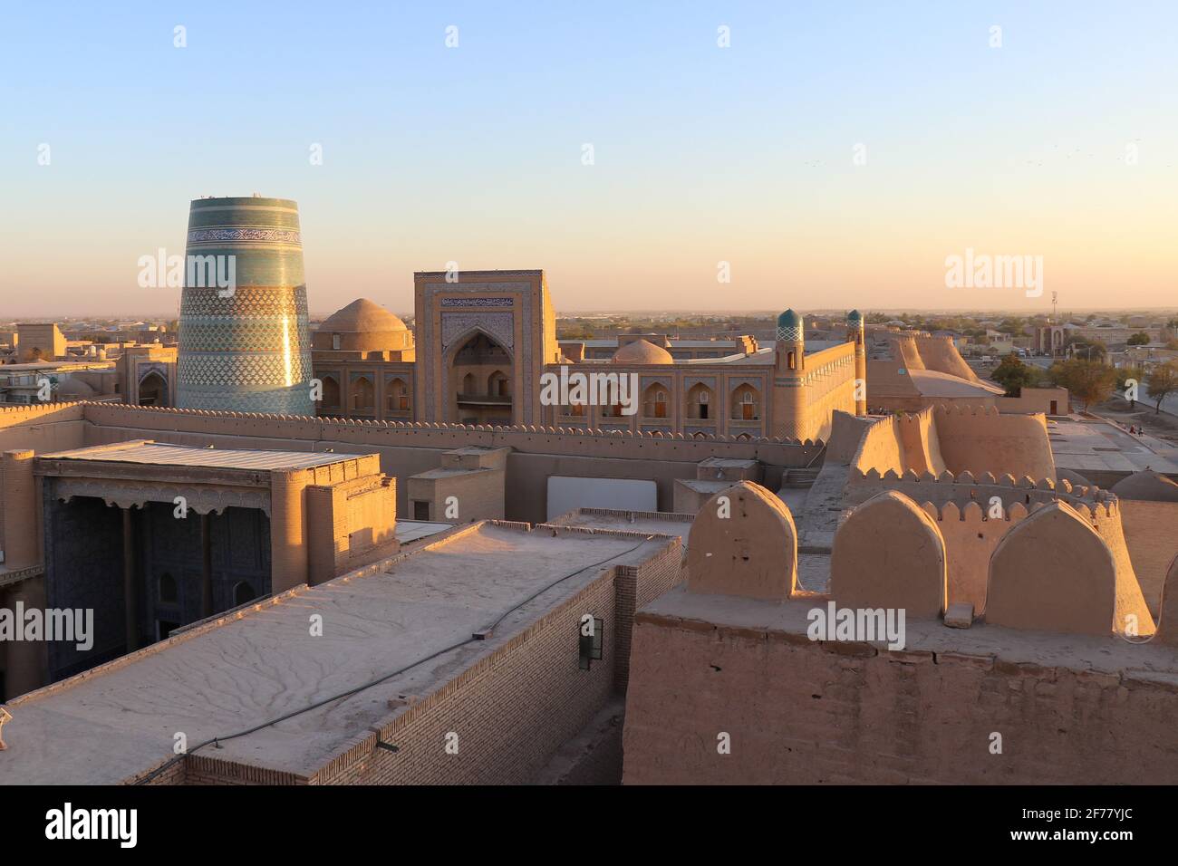 Historical City of Xiva, Uzbekistan Stock Photo - Alamy