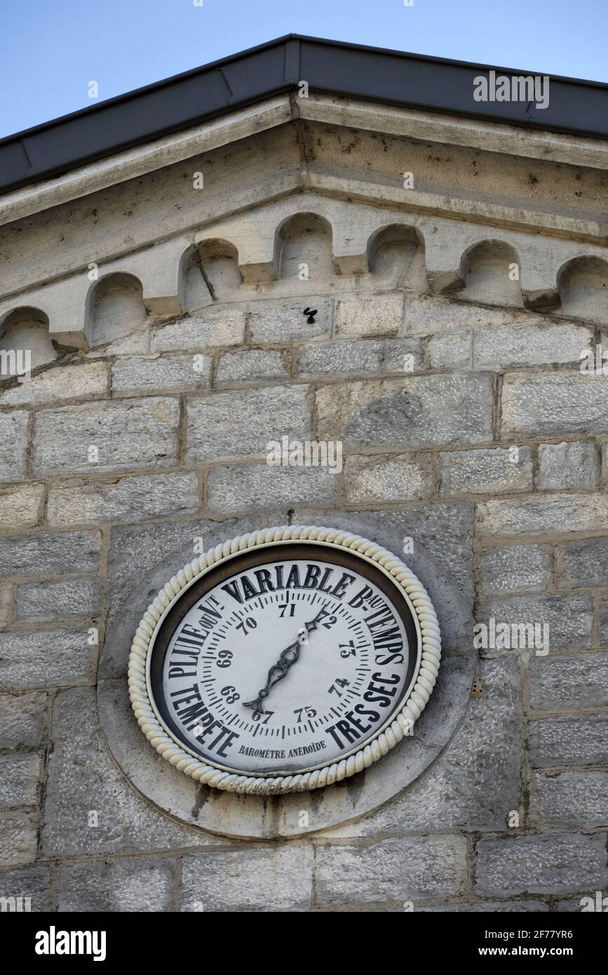 France, Jura, Champagnole, Place de Gaulle, Post office building ...