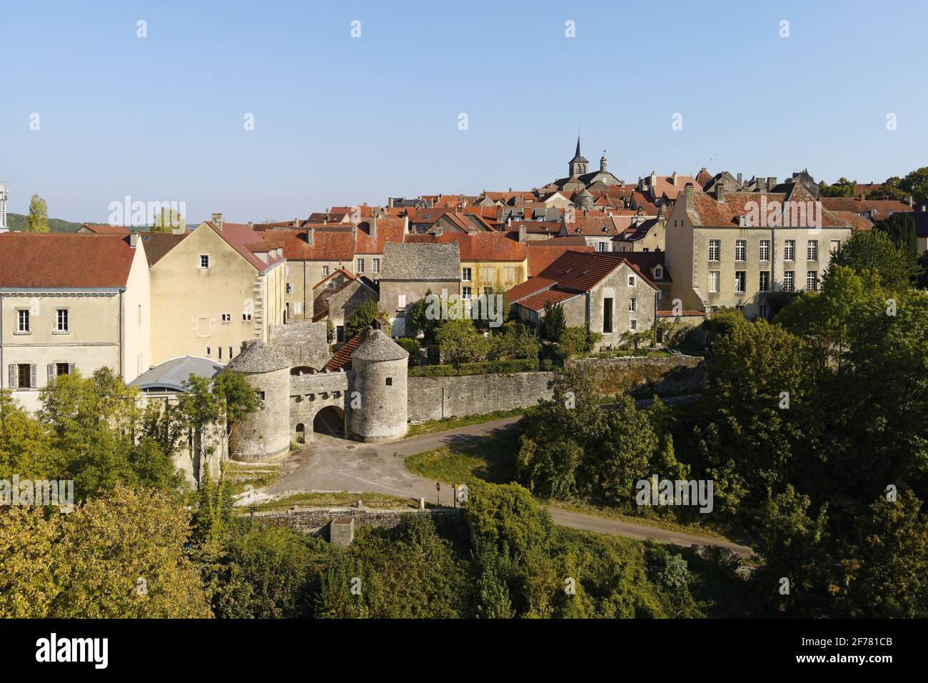 France, Côte d'Or, Flavigny sur Ozerain, labelled the Most Beautiful ...
