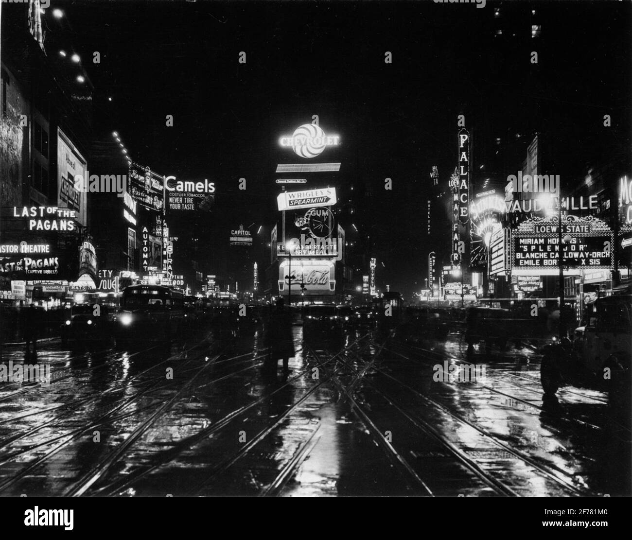 Times Square i New York, 1937 Stock Photo - Alamy
