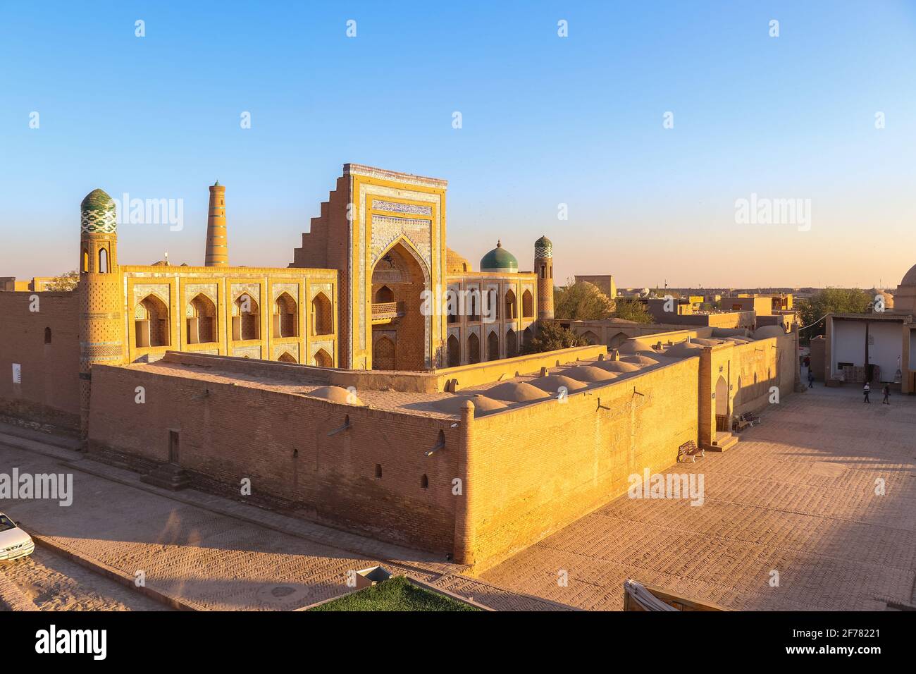 The beautiful historical site of Xiva Stock Photo - Alamy