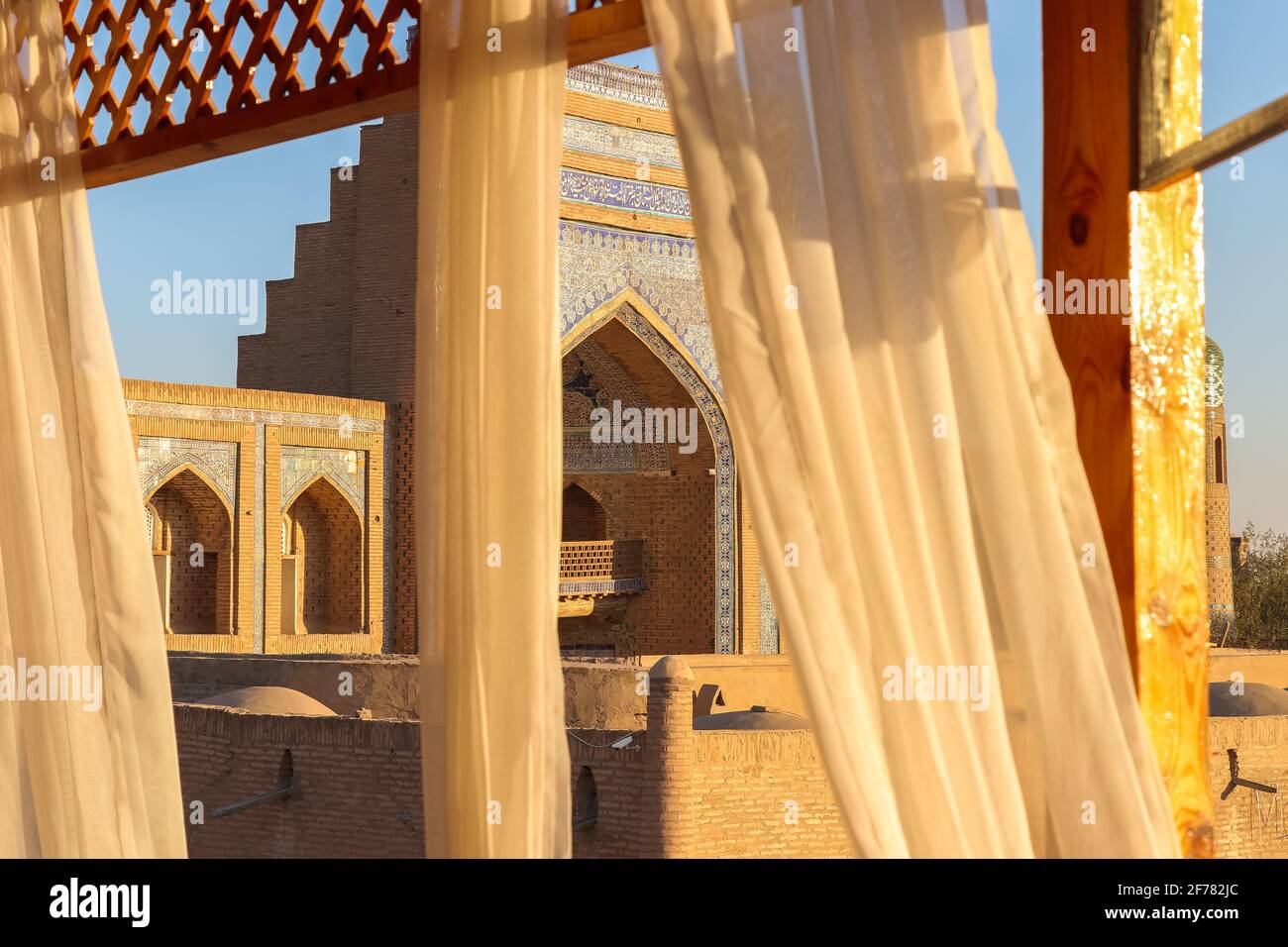 The beautiful historical site of Xiva Stock Photo - Alamy