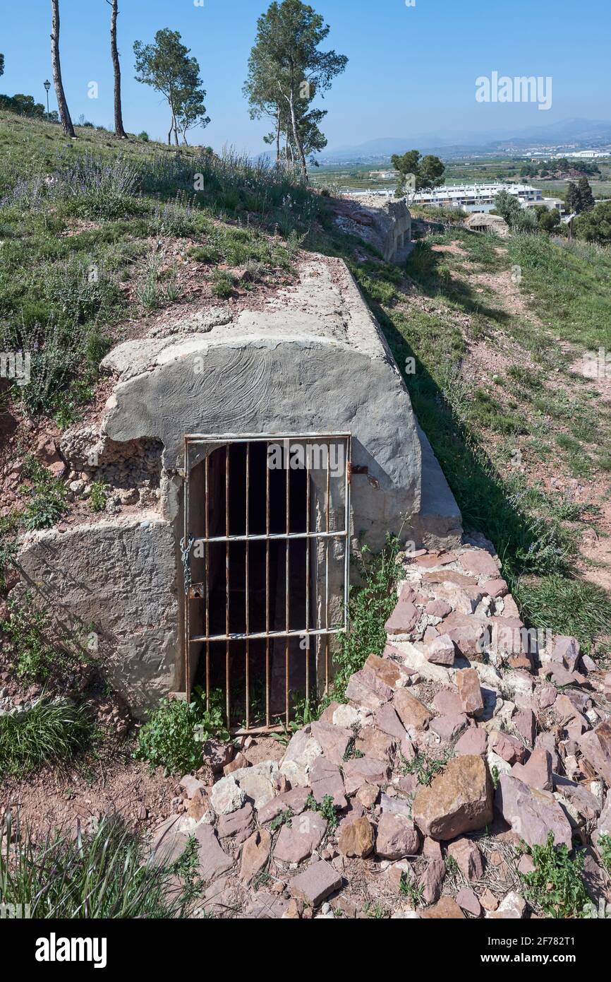 Shelters and Trenches of the Civil War. A complex made up of trenches ...
