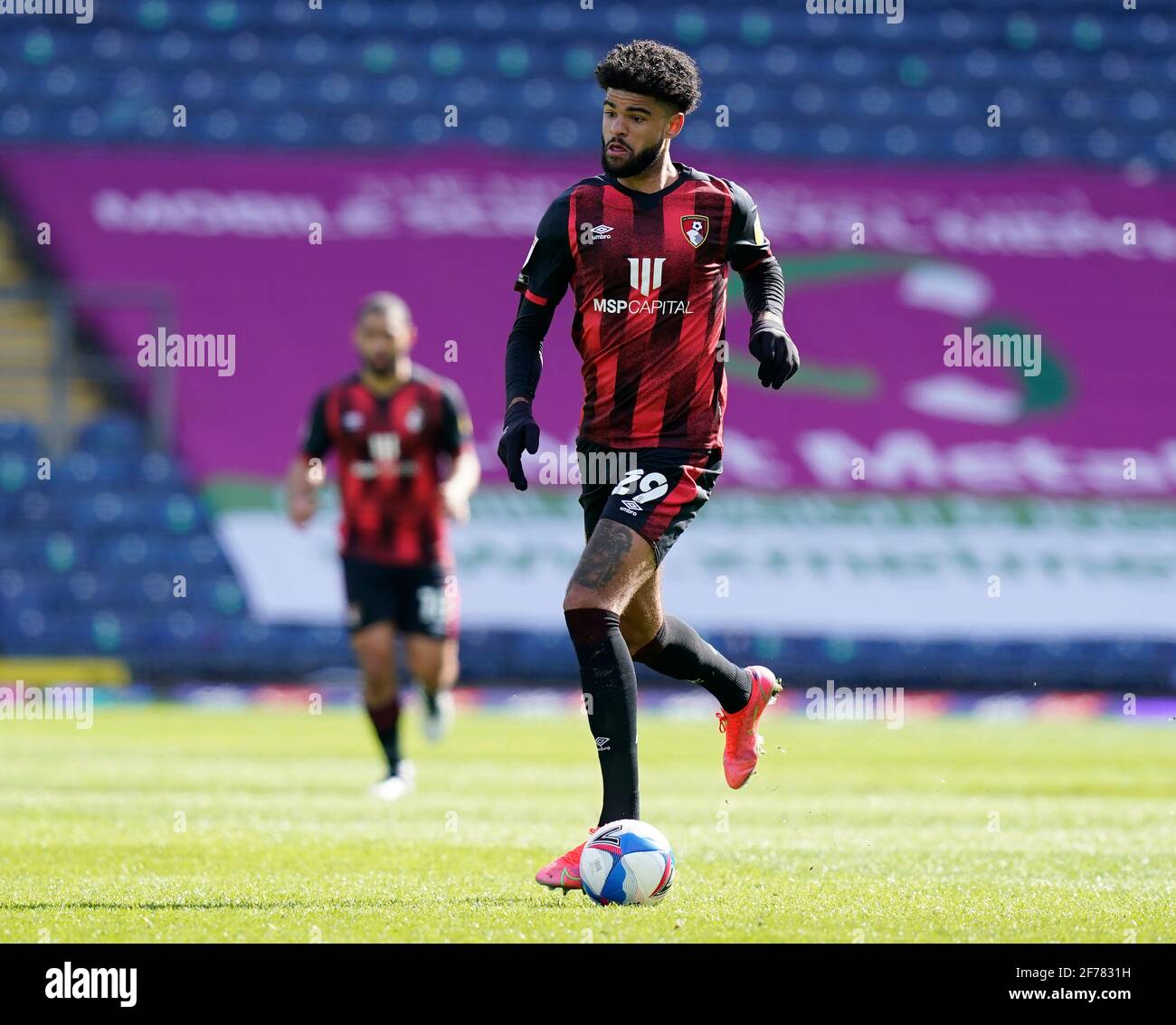 Blackburn, UK. 5th Apr, 2021. Philip Billing of Bournemouth during the ...