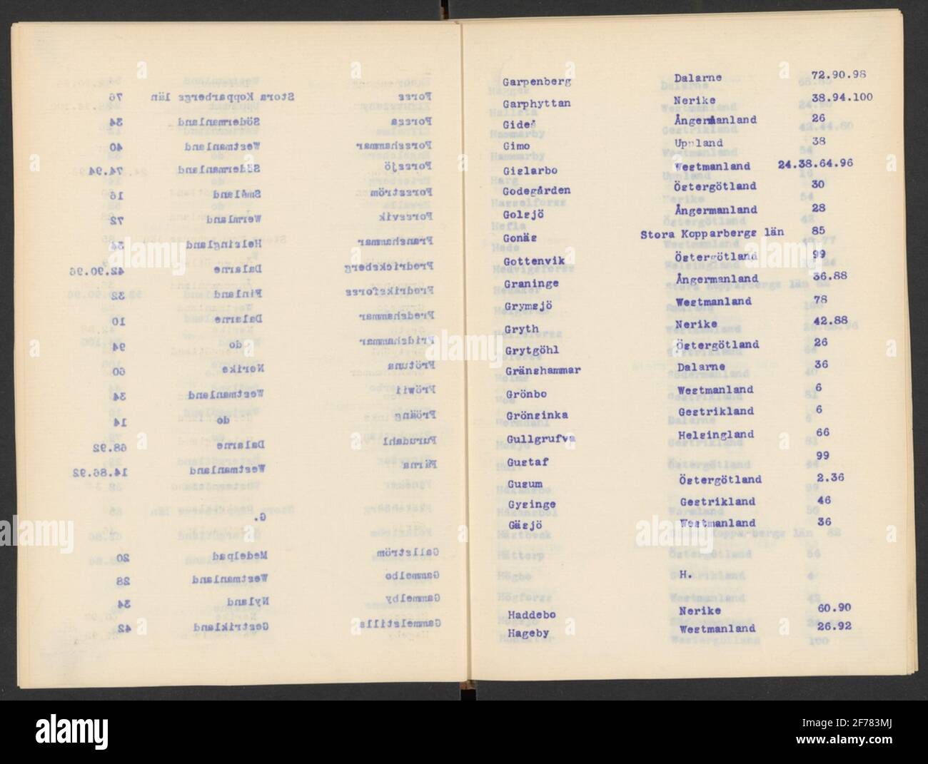 Stamp book over Stockholm's large iron and metal wave in 1818 with ...