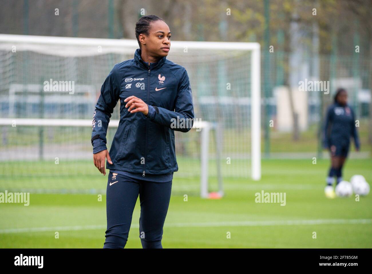 Marie Antoinette Katoto of France during the training of the French ...