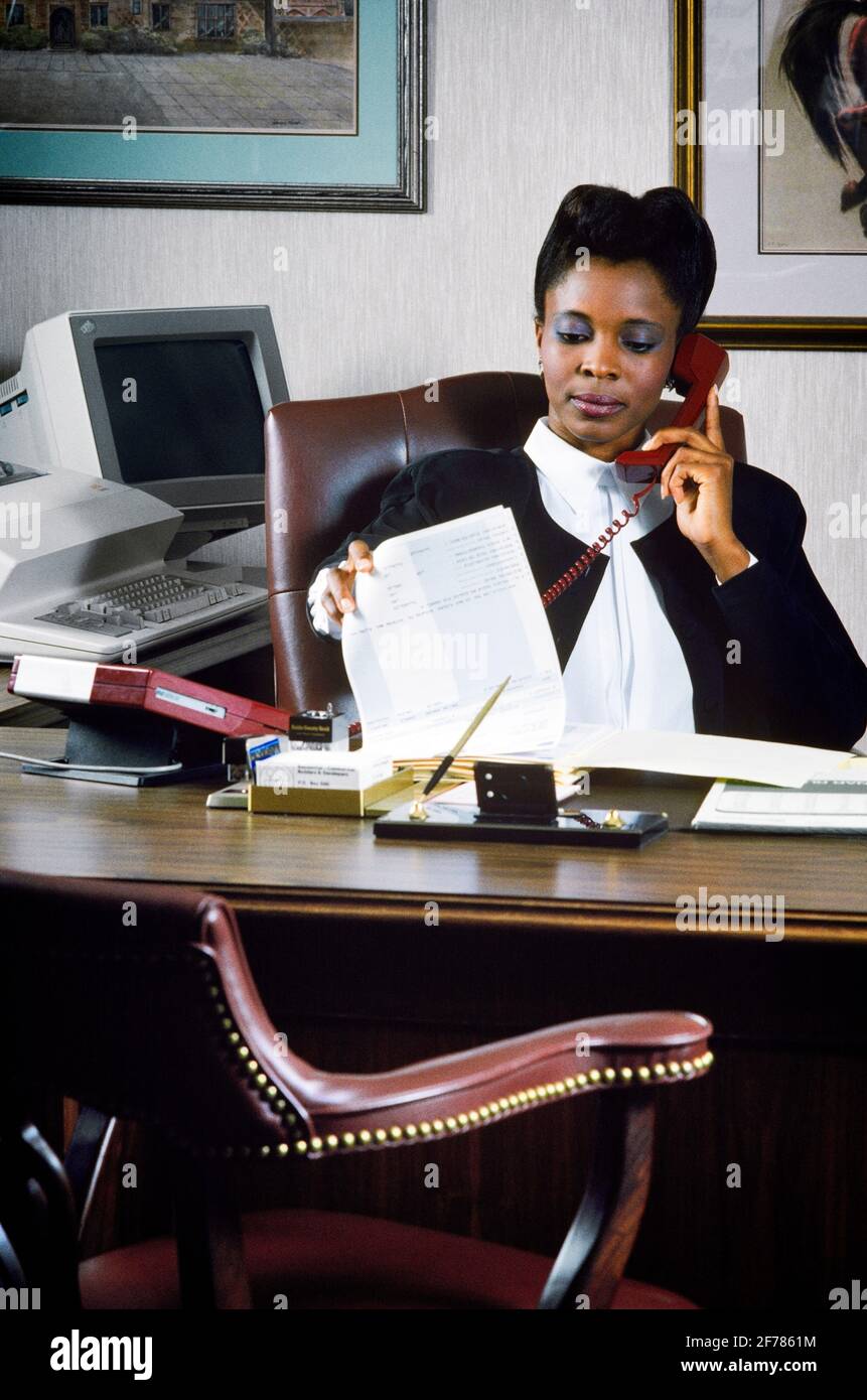 Old phones on desk hi-res stock photography and images - Alamy