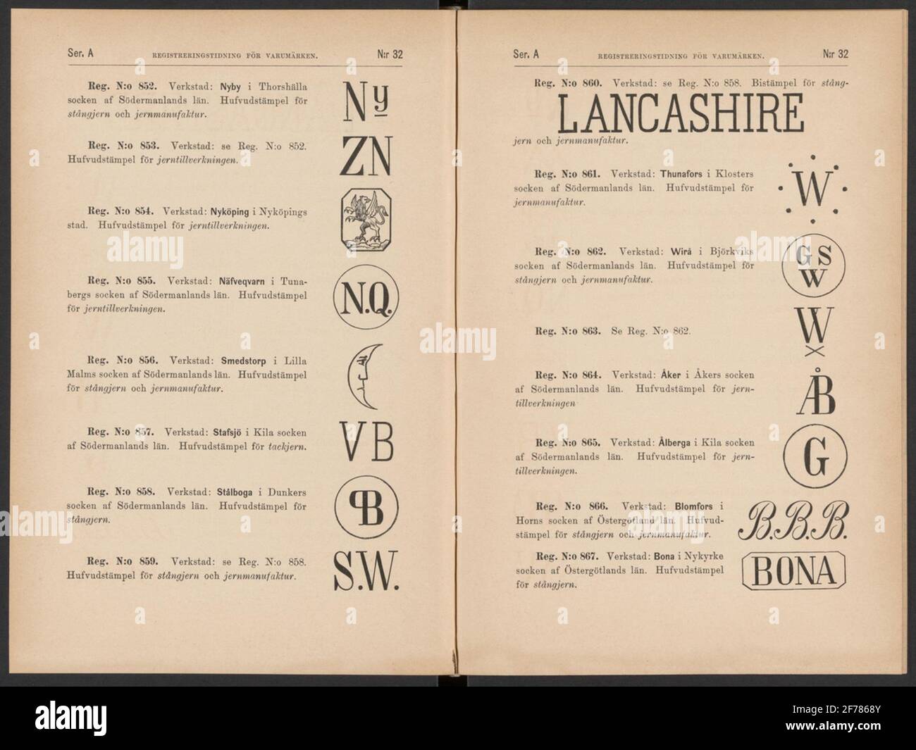 1885 registration hi-res stock photography and images - Alamy